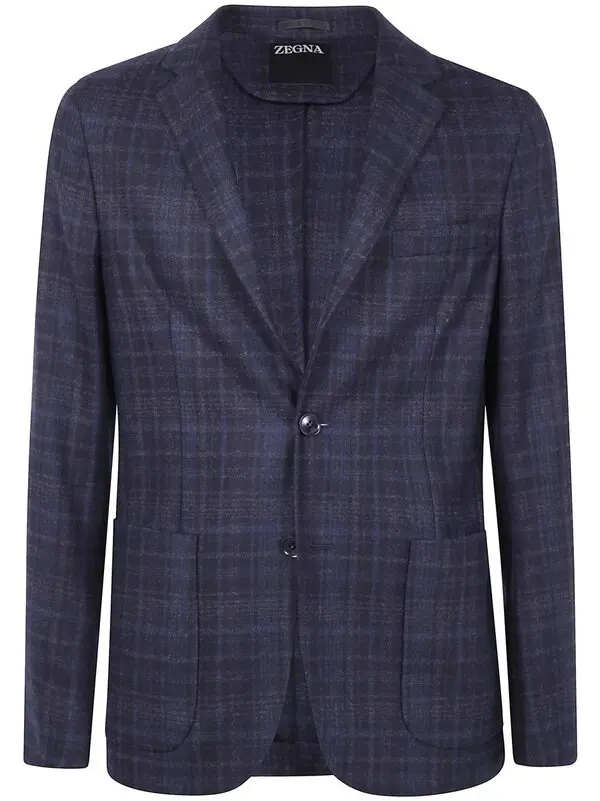 Zegna Pure Wool Jacket - Black