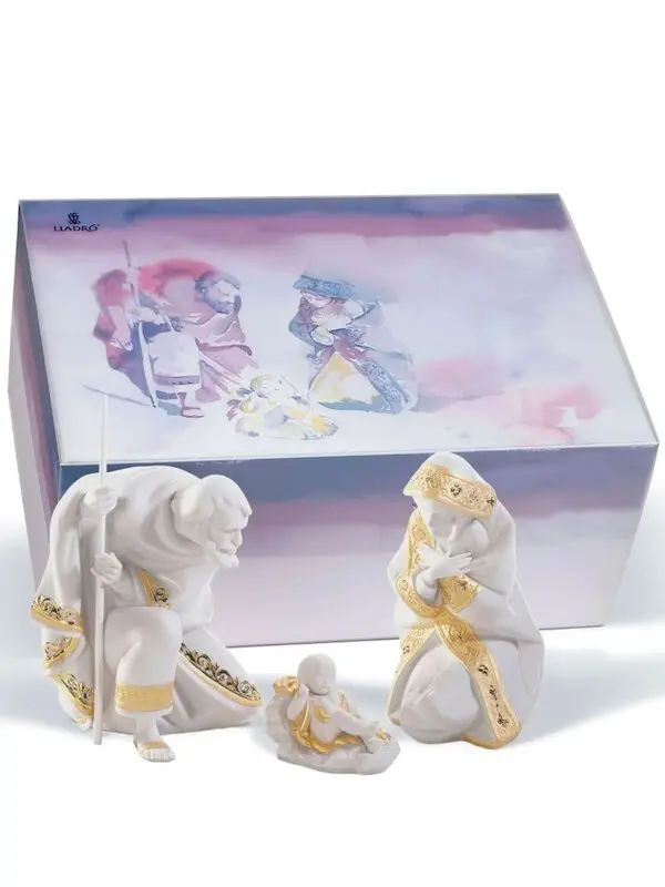 LLADRO Mary Nativity Porcelain Sculpture Set - Neutrals