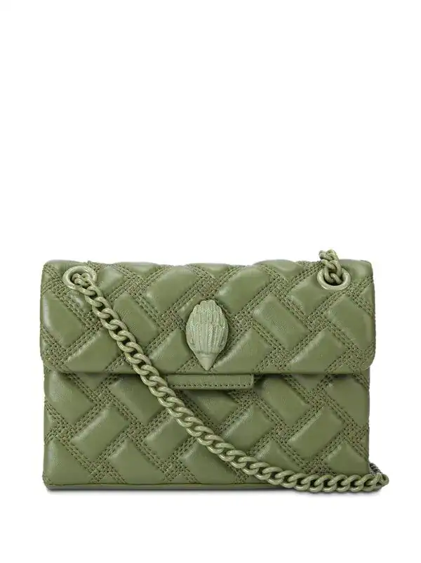 Kurt Geiger Mini Kensington Drench Shoulder Bag Green Editorialist