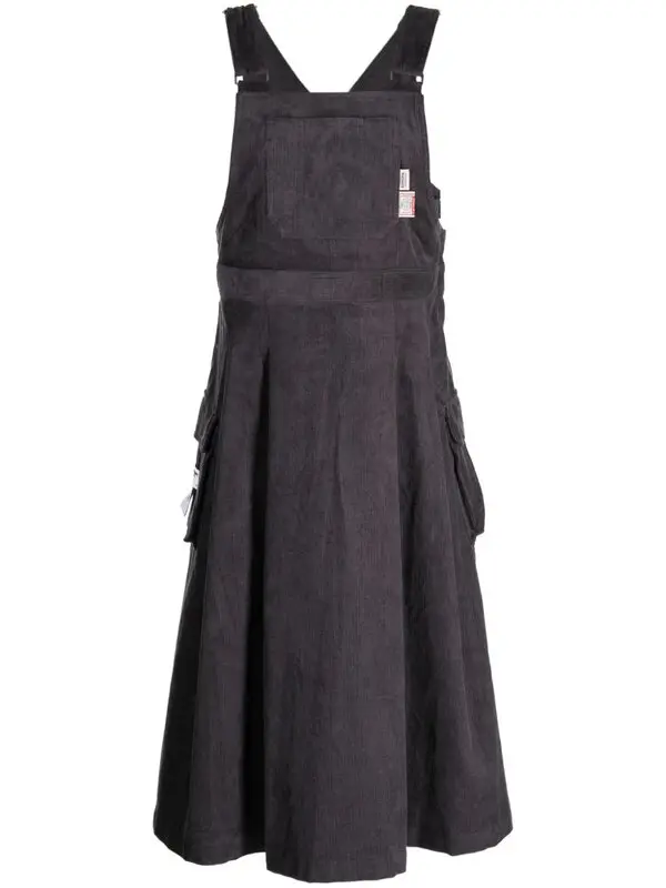 MUSIUM DIV. Logo-patch Corduroy Dress