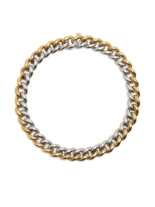 Shay 18kt Yellow And White Gold Link Bracelet