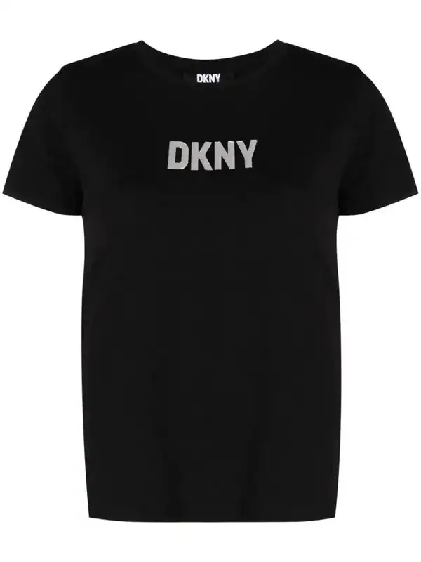 DKNY Damen S/L Neon Gel Logo T-Shirt – Sleeveless, Lässig, Für Sommer & Freizeit