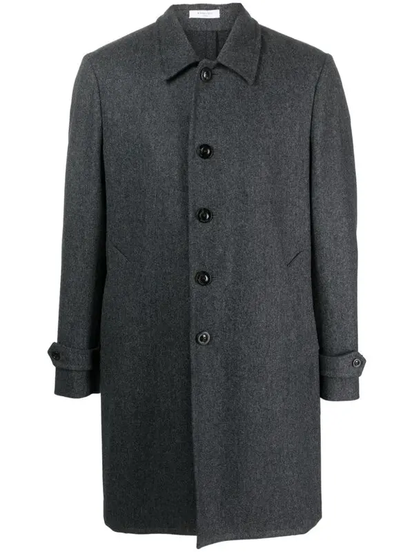 Boglioli Single-breasted Wool Coat