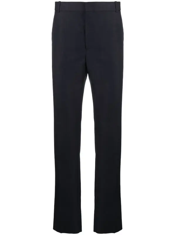 Alexander McQueen Wool-blend Straight-leg Trousers