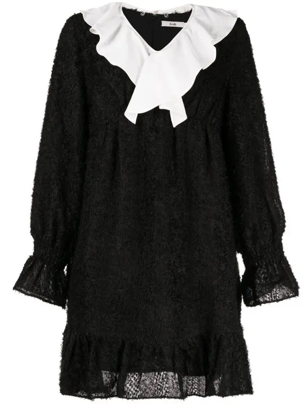B+AB Ruffle-detailing Mini Dress