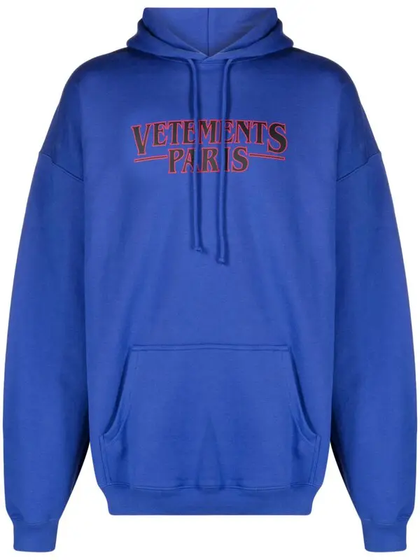Vetements Logo-print Cotton Hoodie