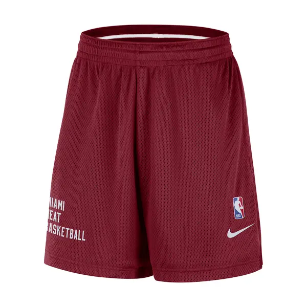 Nike Miami Heat Nba Mesh Shorts - Red | Editorialist