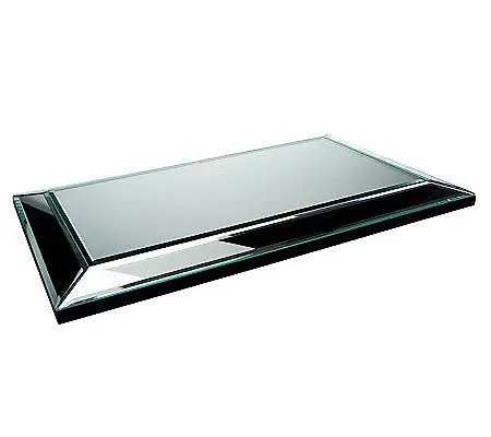 VALERIE PARR HILL As Is Beveled Glass Mirror Centerpiece Valerie