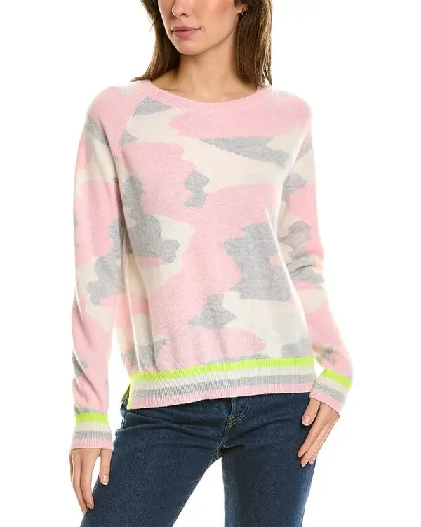 Buy SCOTT & SCOTT LONDON Kelly Camo Cashmere Sweater - Pink At 72% Off ...