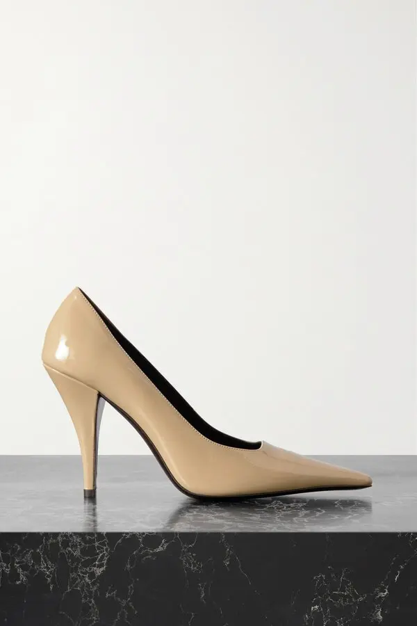THE ROW Lana Patent-leather Pumps