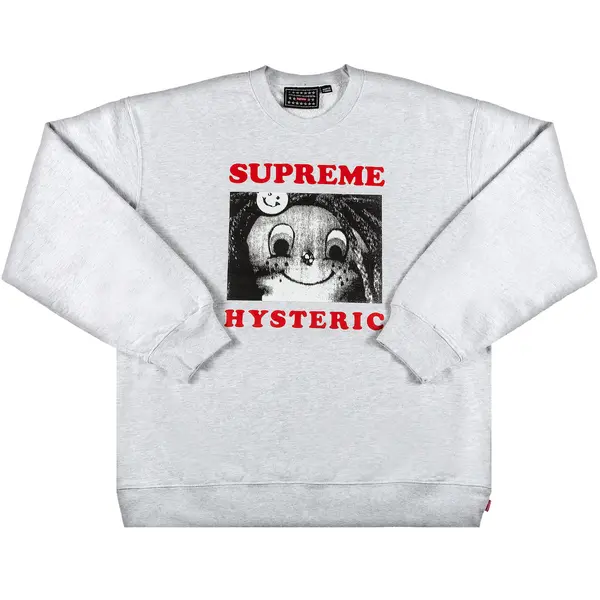 Supreme X Hysteric Glamour Crewneck - Grey