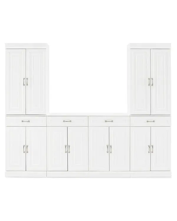 Buy CROSLEY Furniture Stanton 3pc Sideboard And Pantry Set - White At ...