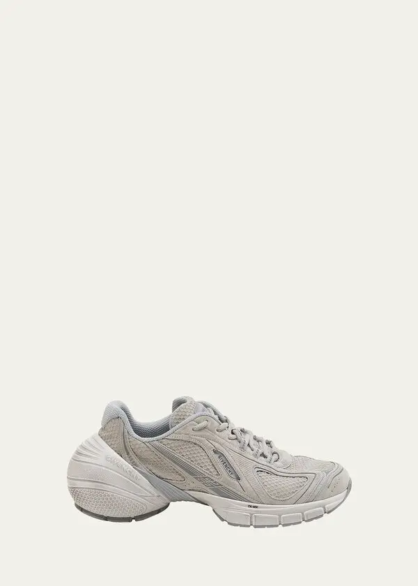 Givenchy Tk-Mx Mesh Runner Sneakers - Light Grey - 60% Off 