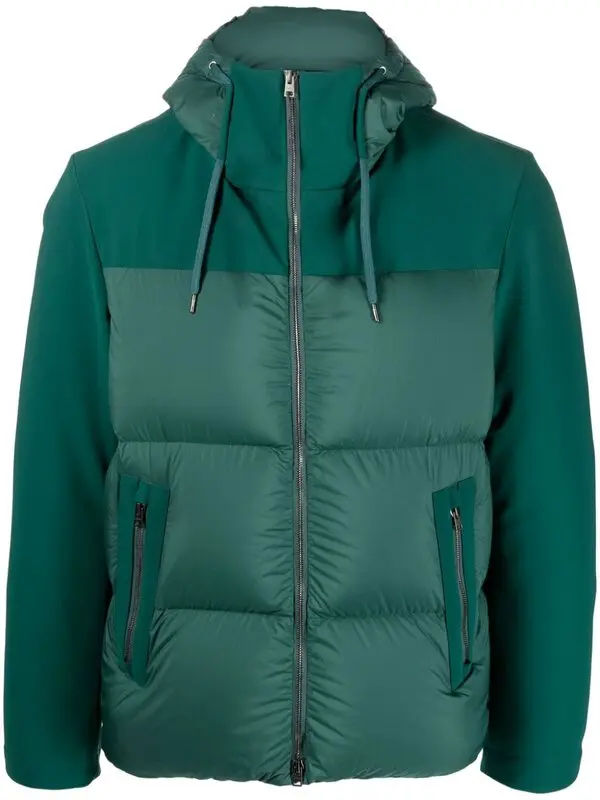 Herno Padded Hooded Down Jacket - Green