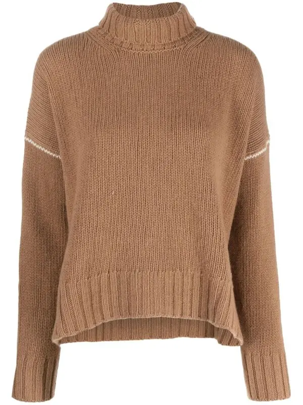 Woolrich Contrasting-stitch Knitted Jumper