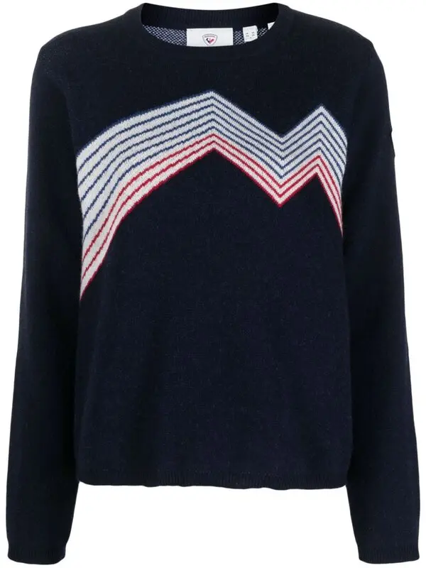 Rossignol Mountain Round-neck Sweater - Blue