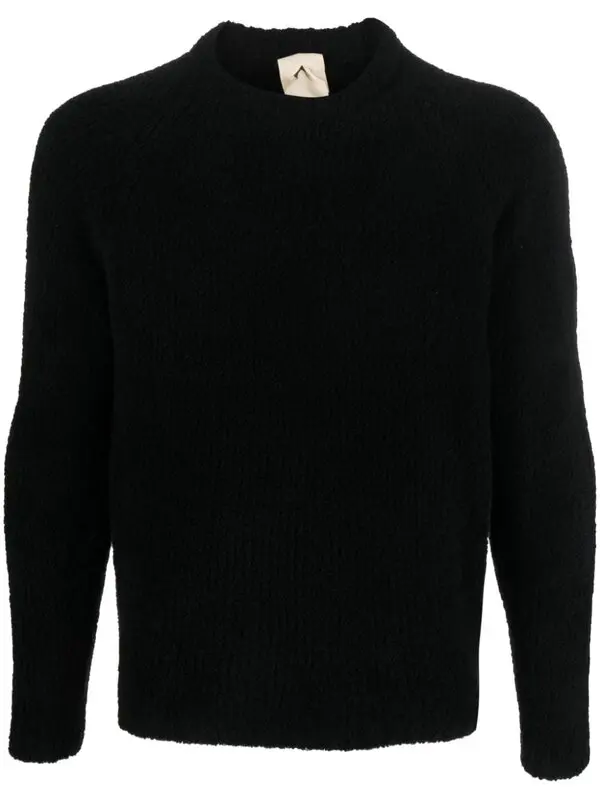 TEN C Long-sleeved Textured Jumper
