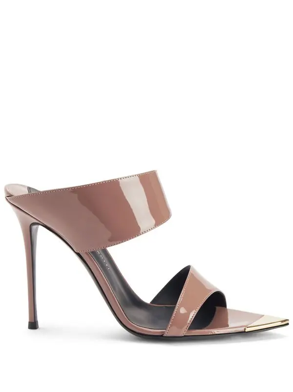 GIUSEPPE ZANOTTI 90mm Intriigo Allure Sandals - Neutrals