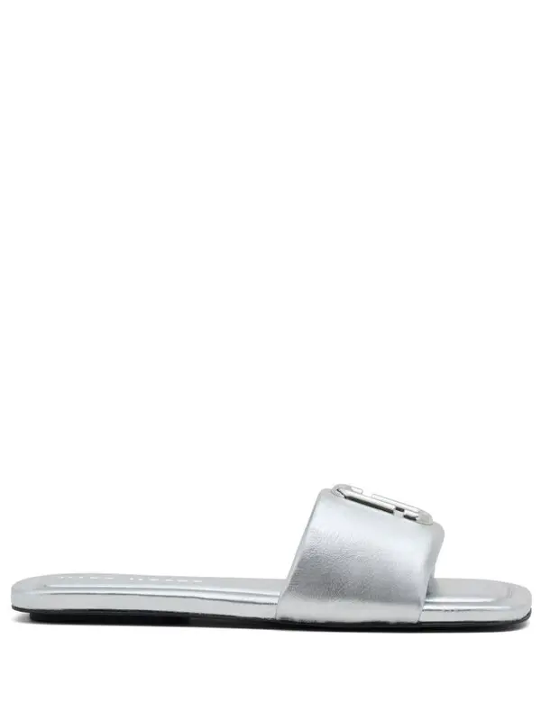 Marc Jacobs J Marc Metallic Sandals - Silver
