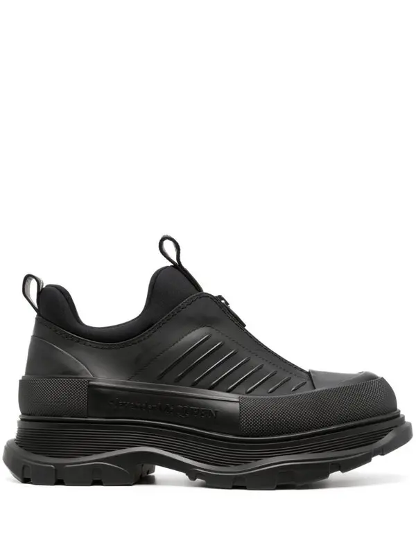 Alexander McQueen Zip-up Leather Sneakers