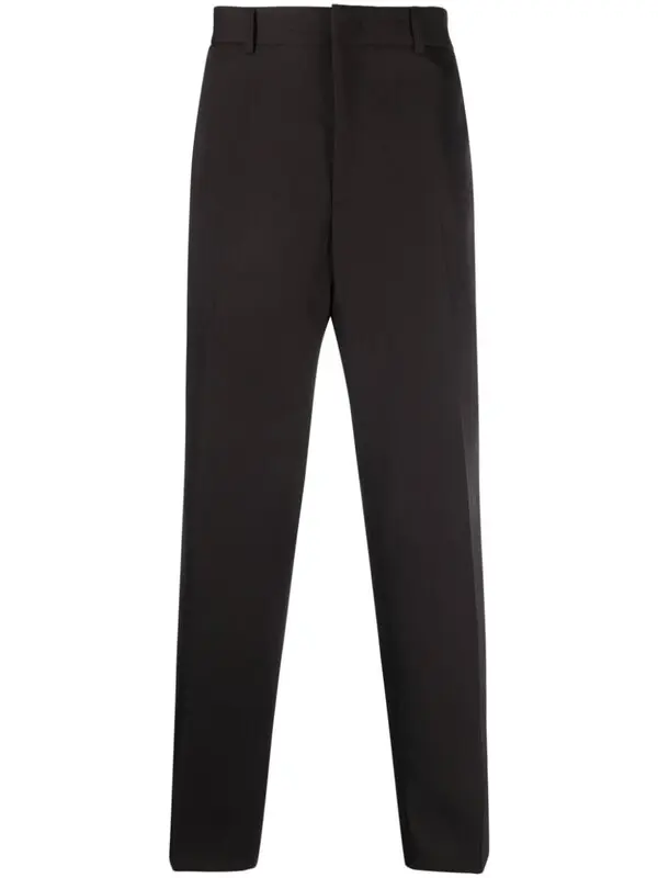 JIL SANDER Tapered-leg Tailored Trousers - Brown