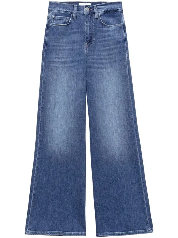FRAME Le Slim Palazzo Jeans - Blue