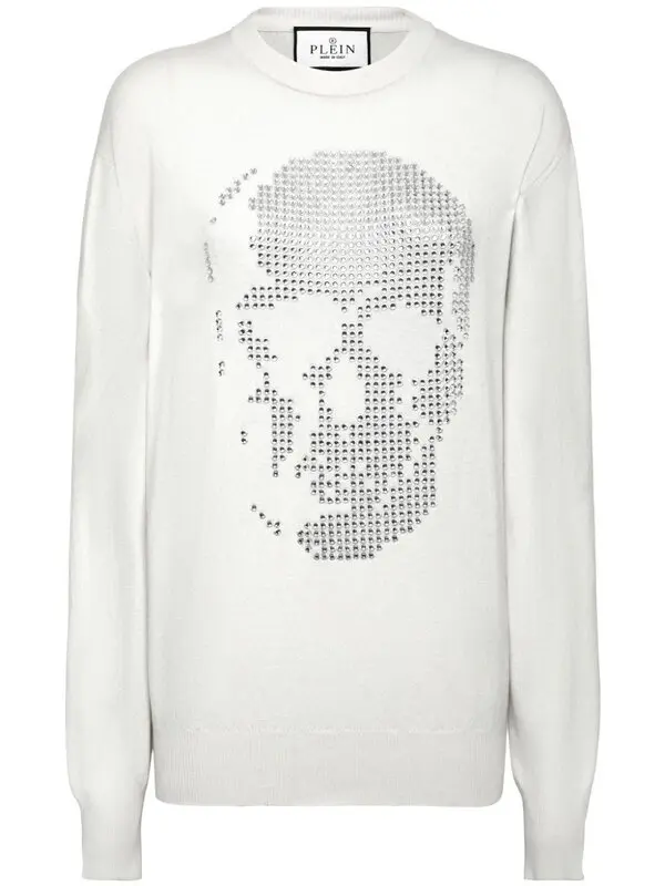 Philipp Plein Skull-motif Embellished Sweatshirt