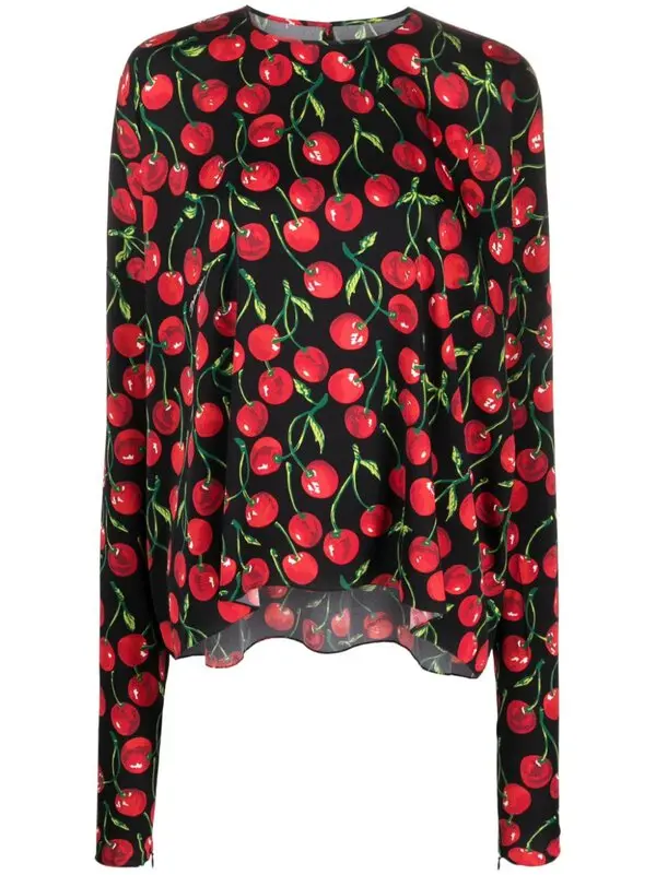 Dolce & Gabbana Cherry-print Blouse