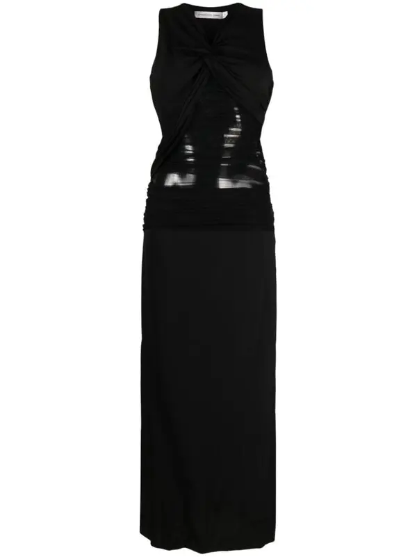 Christopher Esber Semblance Tulle-trim Ruched Dress