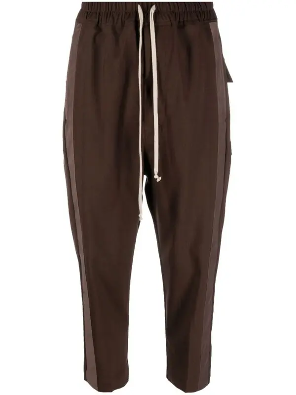 Rick Owens Side-stripe Cropped Trousers