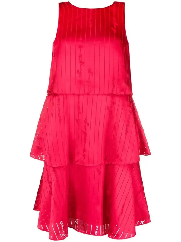Armani Exchange Logo-embroidered Minidress