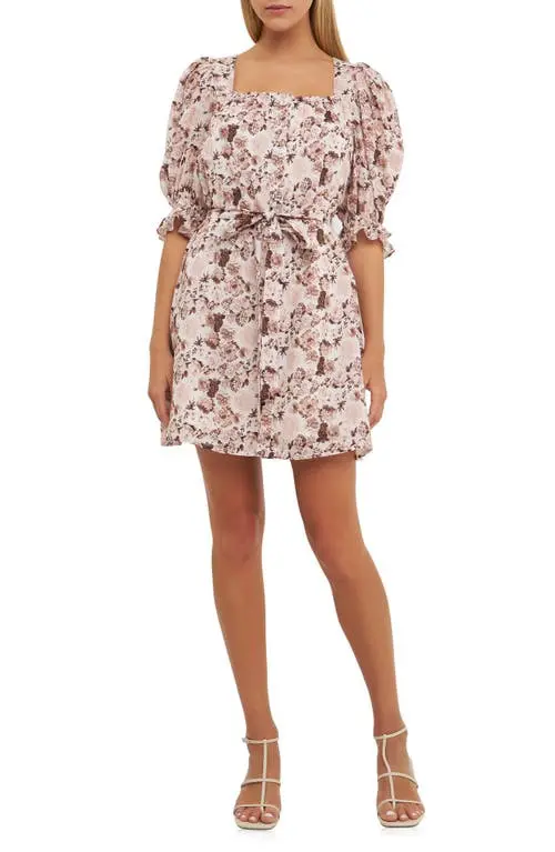 English Factory Floral Mini Dress