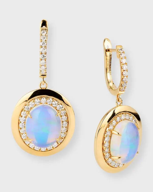 DAVID KORD 18k Yellow Gold Earrings With And Diamonds
