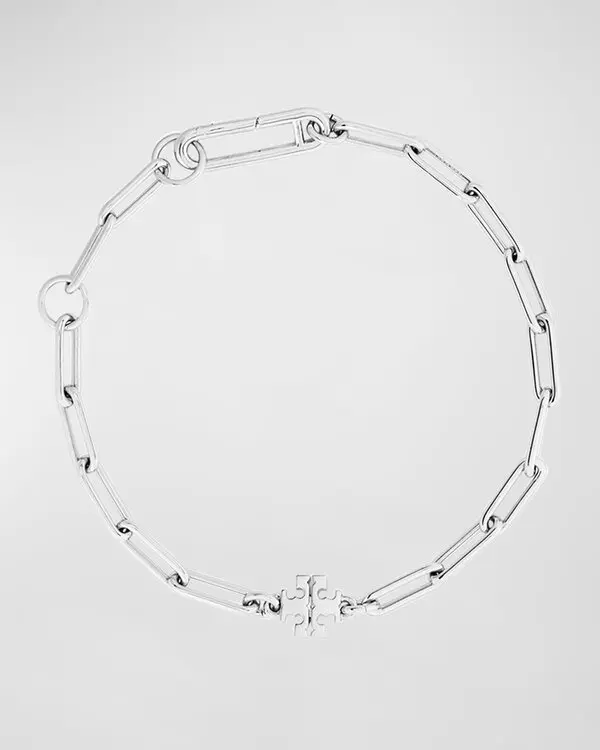 Tory Burch Good Luck Chain Bracelet - Silver