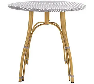 SAFAVIEH Kylie Rattan Bistro Table