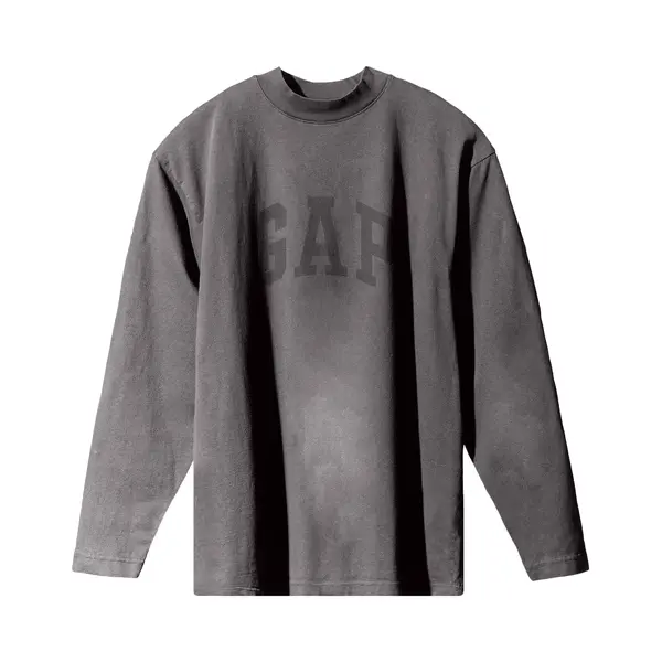 Yeezy Engineered Balenciaga Dove Long-sleeve Tee 'dark - Grey