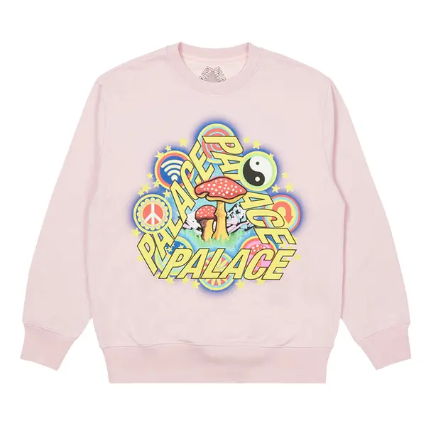 PALACE Bun 5g Crew - Pink