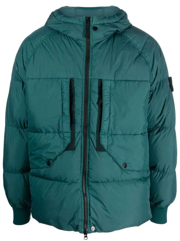 Stone Island Compass-patch Padded Jacket