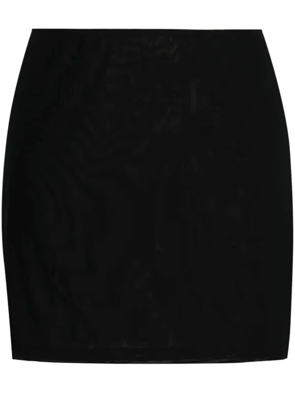 Fleur Du Mal Mesh Mini Skirt