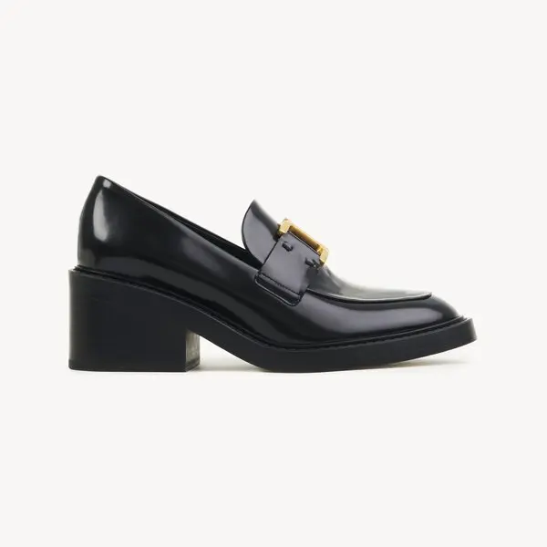Chloé Marcie Heeled Loafer - Black