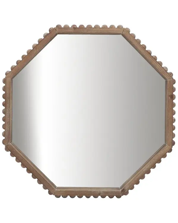 Buy SAGEBROOK HOME Decorative Octagonal Mirror - Brown At 52% Off ...