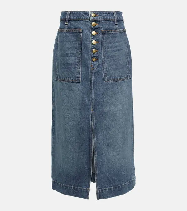 Ulla Johnson Bea Denim Skirt