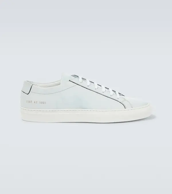 COMMON PROJECTS Achilles Fade Leather Sneakers - Silver