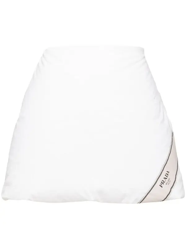 Prada Padded Cotton Miniskirt