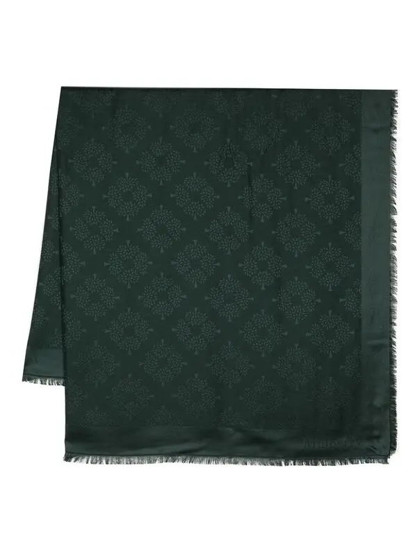 Mulberry Tree Square Monogram-pattern Scarf