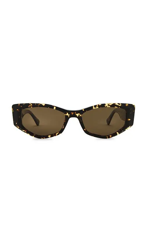 EPOKHE Guilty Sunglasses - Crystal Dark Tortoise Polished & Brown P