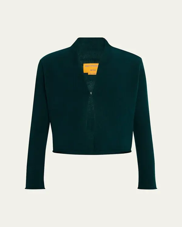 Guest In Residence Cashmere Multicolor Cardigan - Dark Green