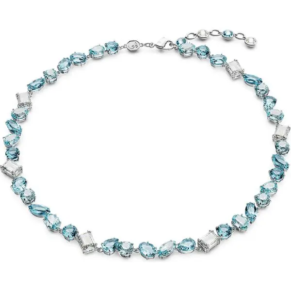 SWAROVSKI Gema Crystal Collar Necklace - Blue