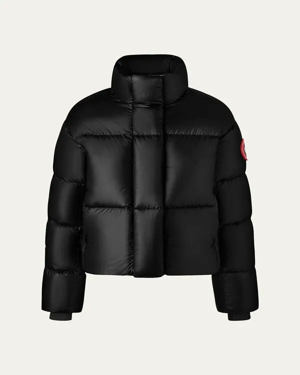Canada Goose Cypress Cropped Puffer Jacket - Black