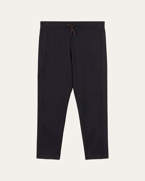 Loro Piana Balfour Knit Trousers - Blue Navy